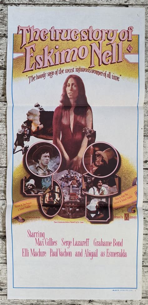 Lot The True Story Of Eskimo Nell Two Fold Day Bill Movie Poster