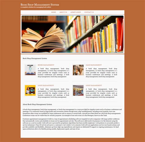 Book Shop Management System Asp C Mysql Free Source Code Documentation Freeprojectz