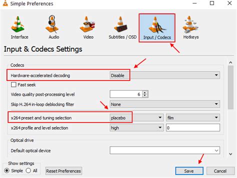 fix 4k 60fps video lagging issue in vlc media player