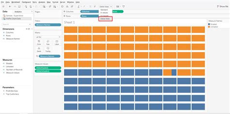 Tableau Waffle Chart Ponasa