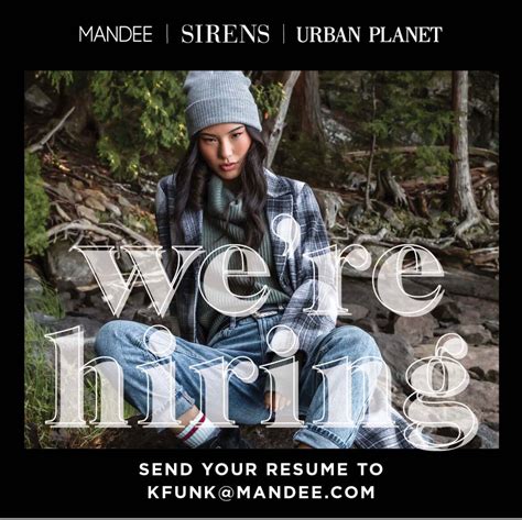New Jersey Connections 🚨🚨🚨 Mandee Is Hiring At Our Following Locations Paramus Wayne East