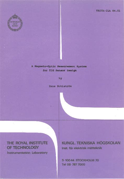 Pdf A Magneto Optic Measurement System For Yig Sensor Design