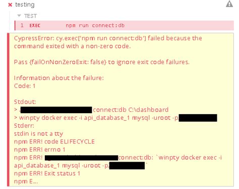 Cyexec Fails When Trying To Access A Docker Container Using Shell In
