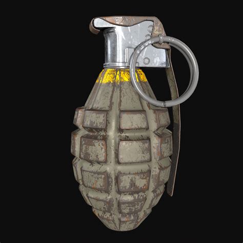 Artstation Mk2 Grenade Game Assets