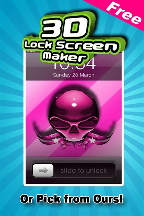 3D Lock Screen Maker Free By T Bone LLC