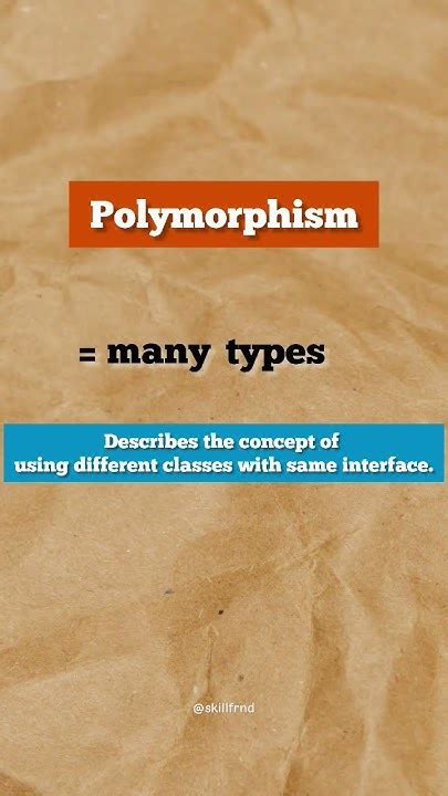 Polymorphism With Real Life Example Dont Miss Oop Polymorphism
