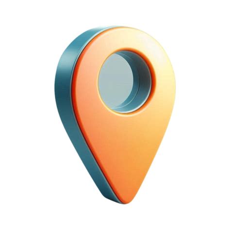 Premium Photo 3d Realistic One Large Location Map Pin Gps Pointer