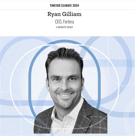 Time 100 Klimaatleiders Maak Kennis Met Zero Co2 Cementpionier Ryan