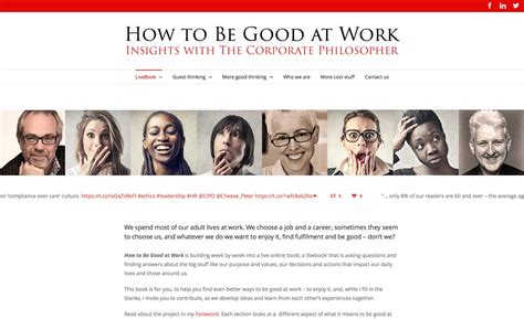 How To Be Good At Work Livebook Project Roger Steare The Big Ideas