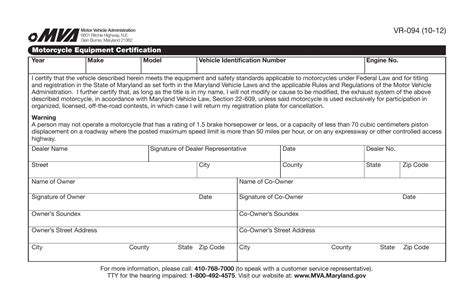 Mva Vr Form Fill Out Printable Pdf Forms Online
