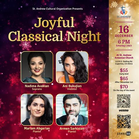 Joyful Classical Night Conrogo · Online Event Ticketing For Communities