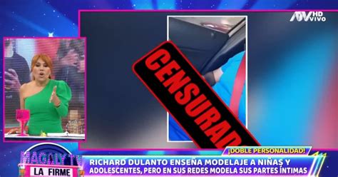 Richard Dulanto Muestra Contenido Explícito Sin Restricciones En Las