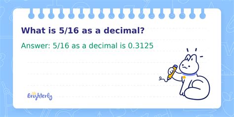 What Is 516 As A Decimal Solved