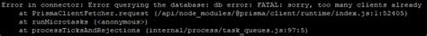 Fatal Sorry Too Many Clients Already Postgres Error In Develop Mode On · Issue 1983