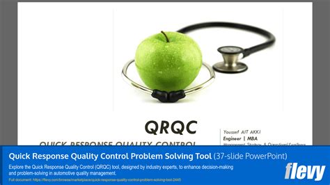 Quick Response Quality Control Problem Solving Tool Ppt Slide Deck