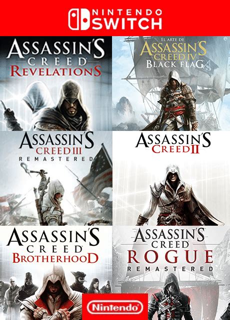 Mega Bundle De Assasin Creed Aniversary 6 En 1 Switch Juegos