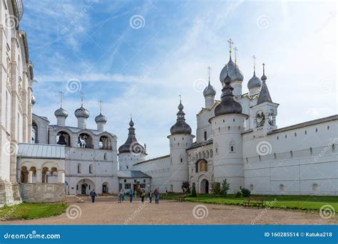 Rostov, Russia - August 24, 2019: Picturesque View of Rostov Kremlin in ...