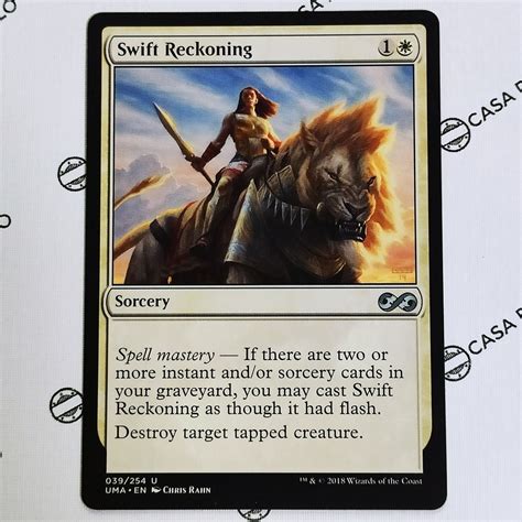 Swift Reckoning Uma Magic The Gathering Mtg 161 Casa Do