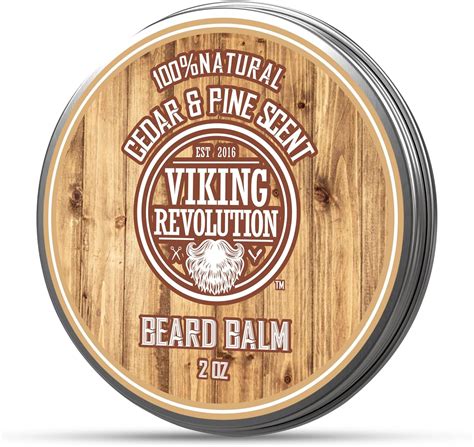 Viking Revolution Beard Balm Natural Beard Balm For Men With Argan