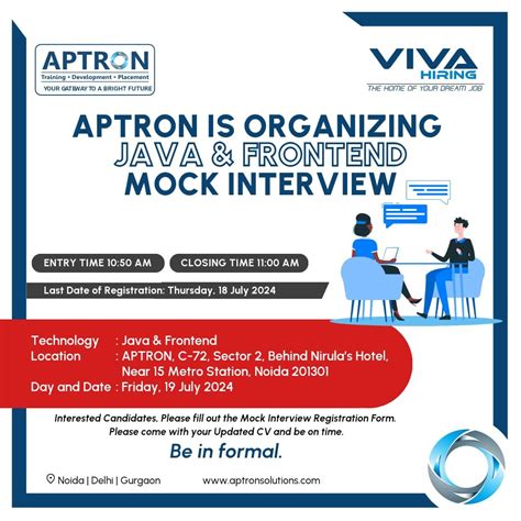 aptron on linkedin aptron vivahiring mockinterviews mockups