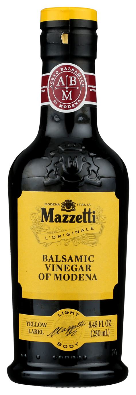 Balsamic Vinegar Of Modena 3 Leaf Yellow Label Signature