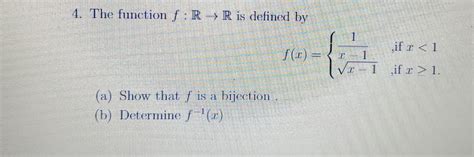 The Function F RR Is Defined By Chegg Com