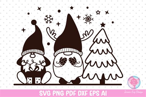 Christmas Gnome Svg Christmas Svg Graphic By Jaroensvgdesign