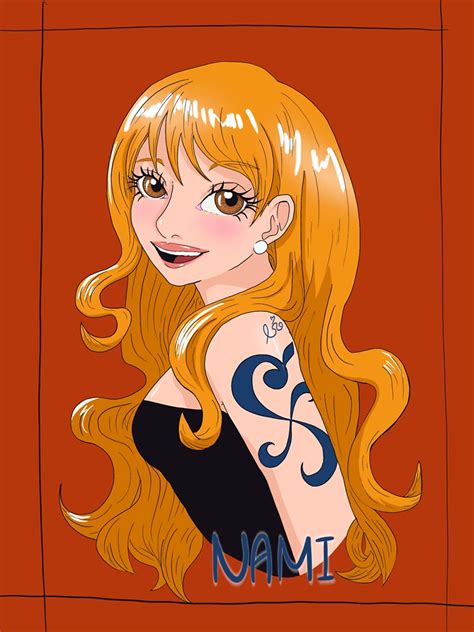 Nami Fanart Sticker For Sale By Moni Sketch Redbubble