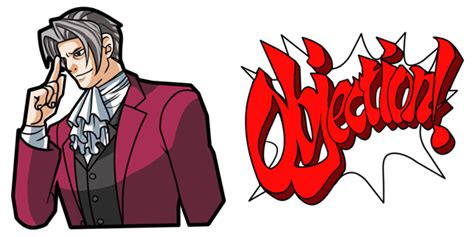 Phoenix Wright Ace Attorney Objection Meme Cursor Lit Memes Cursors