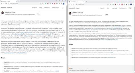 Difference Between Local Theme And Live Hosted Page On Github