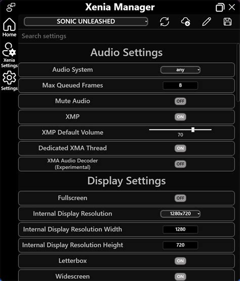 Xenia Manager Unleashed Settings Album On Imgur