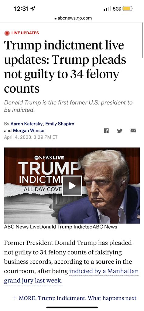 Trump Charged With Felony Counts Justin S Blog