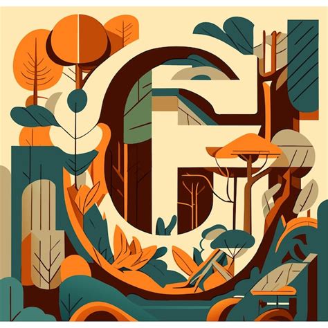Premium Vector Alphabet G