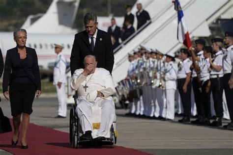 Les Images De La Visite Historique Du Pape à Marseille