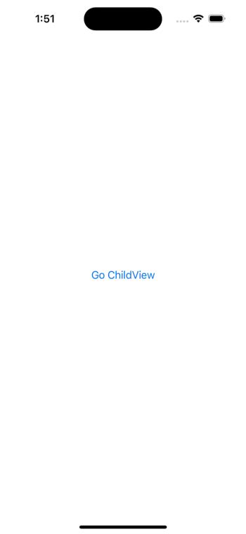 Swiftui Navigationviewを使わない簡易的な画面遷移