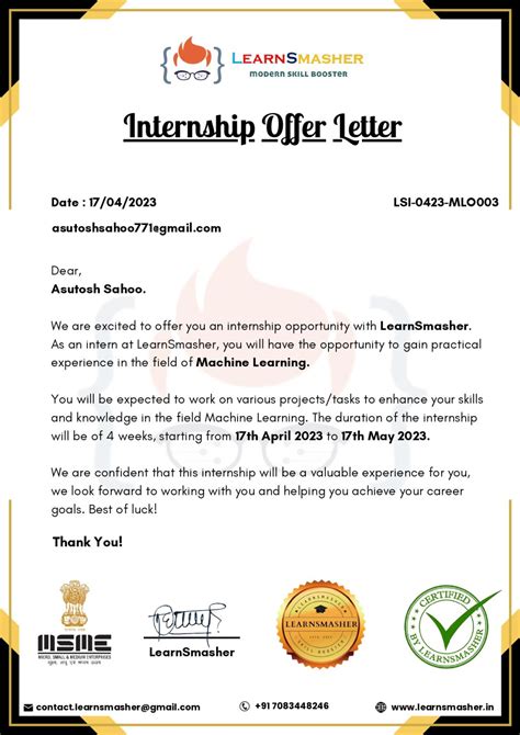 Asutosh Sahoo On Linkedin Learnsmasher Internship Learning Project