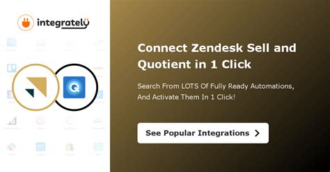 Zendesk Sell Quotient Integration 3 Integrations ️