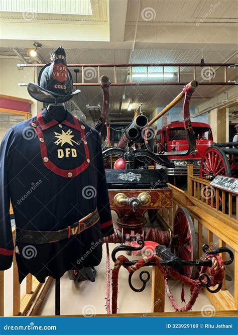 Exhibit At The Denver Firefighters Museum In Colorado Editorial Stock