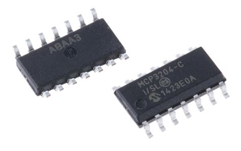 Microchip Mcp3204 Cisl General Purpose Ad Converter Surface Mount