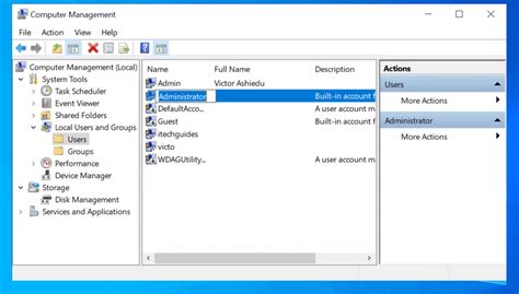 How To Change Administrator Name On Windows 10 4 Methods