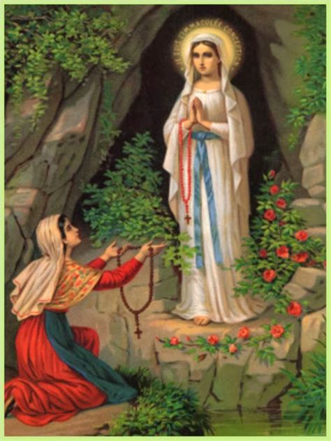 Oraciones A Los Santos Oracion A La Virgen De Lourdes Para Pedir Favores