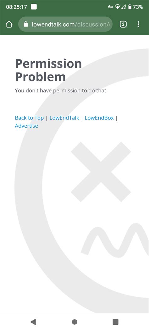 Does This Mean Someone Blocked Me — Lowendtalk