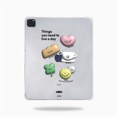 🚀🚀🚀 리브어데이 패드케이스 아이패드케이스 갤럭시 태블릿 태블릿케이스 아이폰 테블릿케이스 에어3 에어4 프로3 프로4 프로5 핸드폰케이스 폰케이스 아이패드 케이스 투명젤리