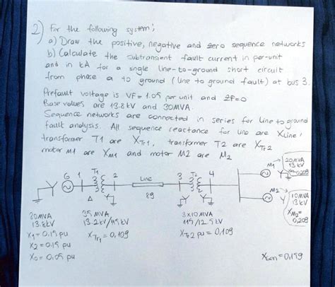 Solved For The Following System A Draw The Positive Negative And
