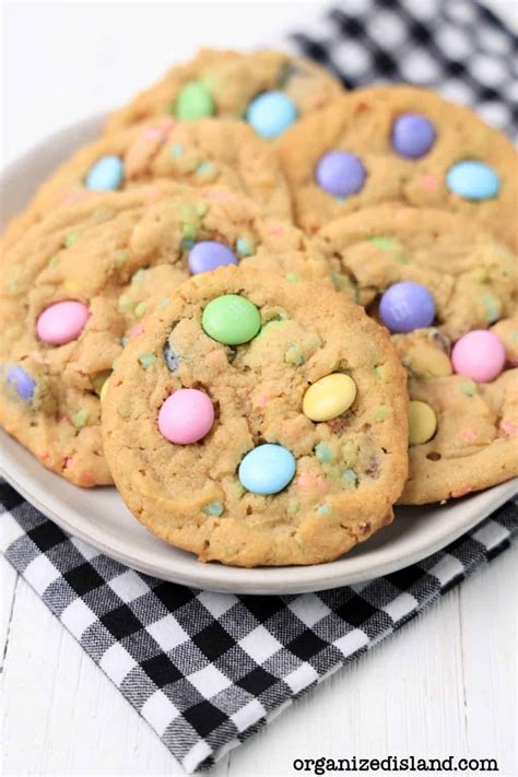 Easter Mandm Cookies Organized Island