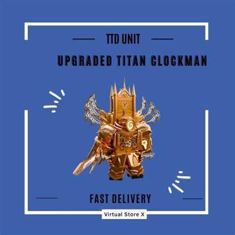 Roblox Toilet Tower Defense Ttd Utcm Upgraded Titan Clockman