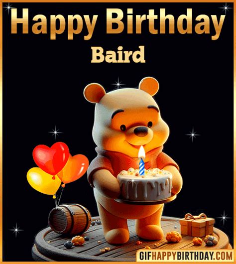 🎉 Happy Birthday Baird  🎂 Funny And Personalized Animated Wishes