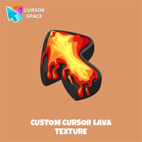 Custom Cursor Custom Cursor Lava Texture Cursor Space