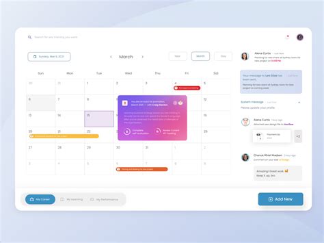 Calendar Event UI Freebie Supply