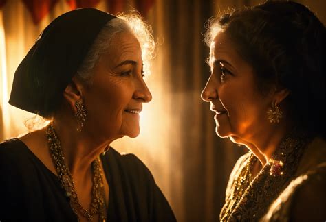 Lexica Two Women A 99 Year Old Jewish Lady With Lateral Faces And A